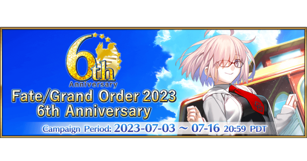 Fate/Grand Order 2023 - 6th Anniversary | Fate Grand Order Wiki - GamePress